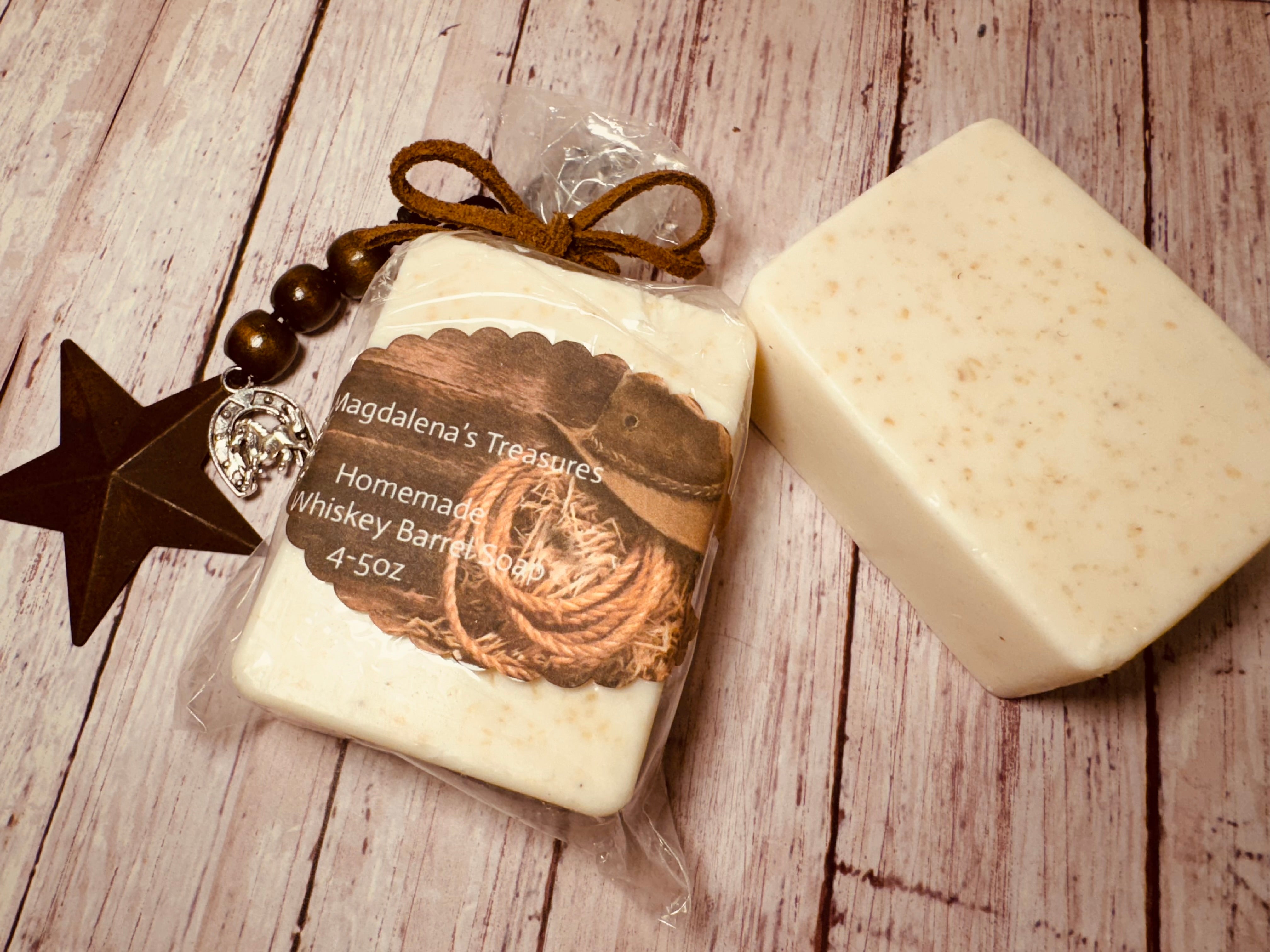 Whiskey Barrel Oatmeal Soap – Magdalena’s Treasures